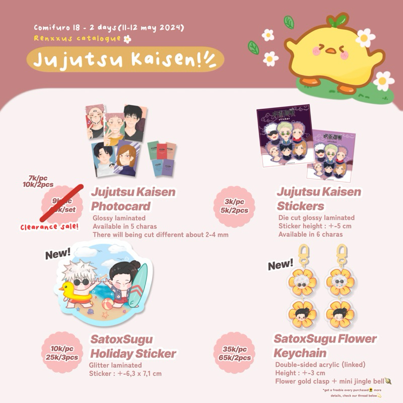 Jual Jujutsu Kaisen satoxsugu stsg geto gojo gojogeto merch anime by ...