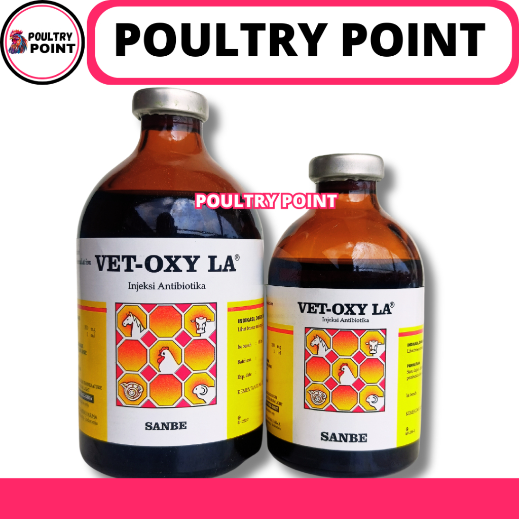 Jual VET OXY LA 50 ml & VET OXY LA 100 ml - Antibiotik Long Acting ...