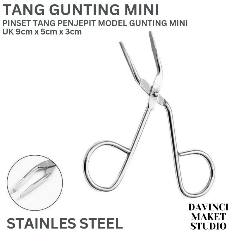 Jual (SS) Gunting Tang Mini Pinset Jepit Multifungsi Kecil Stainless ...