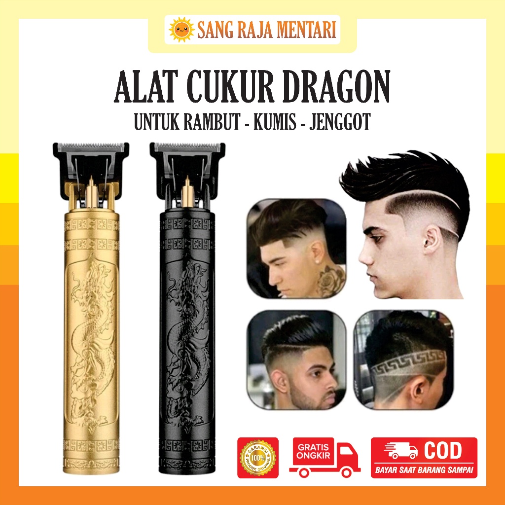 Jual Alat Cukur Elektrik Dragon USB Rechargeable | Kumis Jenggot Rambut | Electric Potong Hair ...