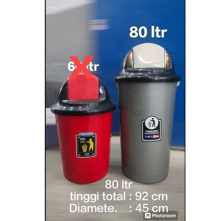 Jual Tong sampah lucky star 80 ltr / Tempat colombia indoor / outdoor ...