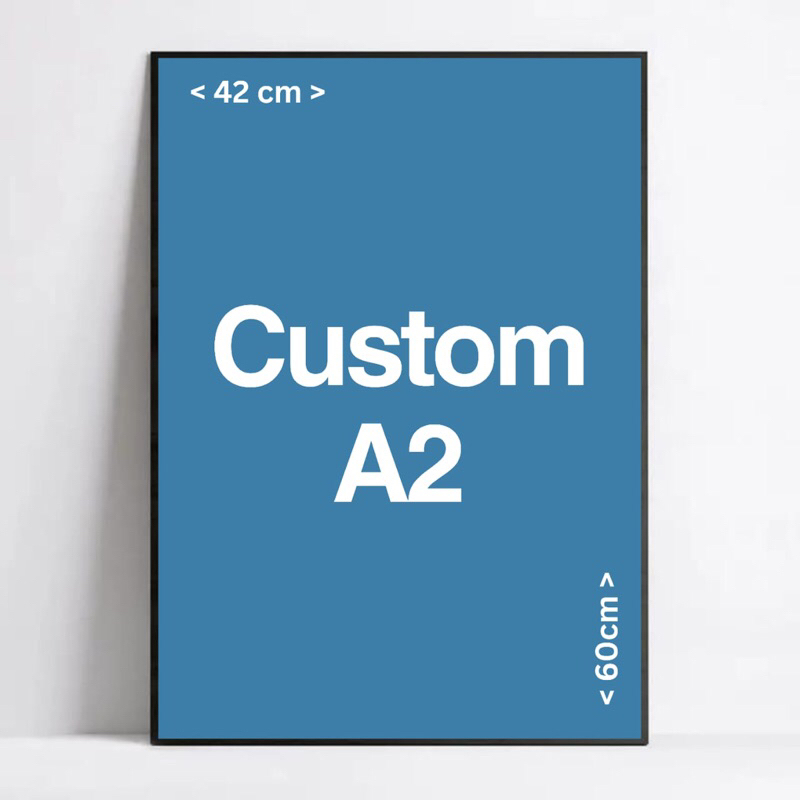 Jual Custom poster size A2 (42x60 cm) | Shopee Indonesia