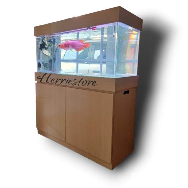 Jual Aquarium set cabinet.(Jabodetabek)meja+tutup aquarium+filter ...