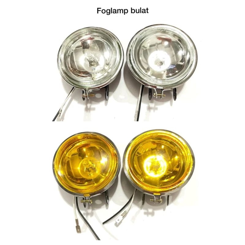 Jual Foglamp Lampu Sorot Bulat Nyala Terang ( 2pcs ) | Shopee Indonesia