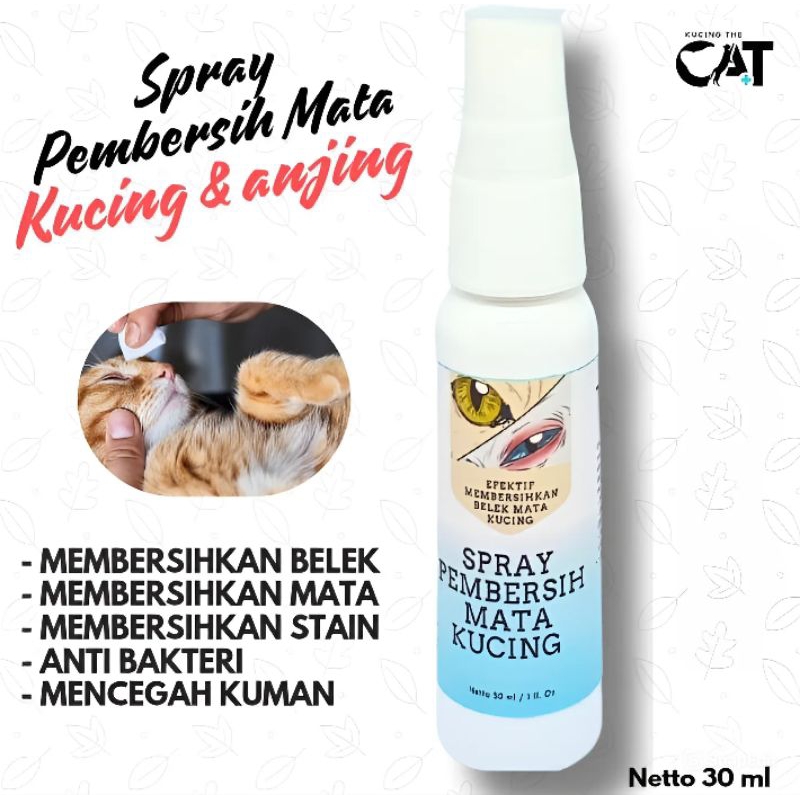 Jual Spray Mata Kucing The Cat - Spray Pembersih Mata Kucing Infeksi ...