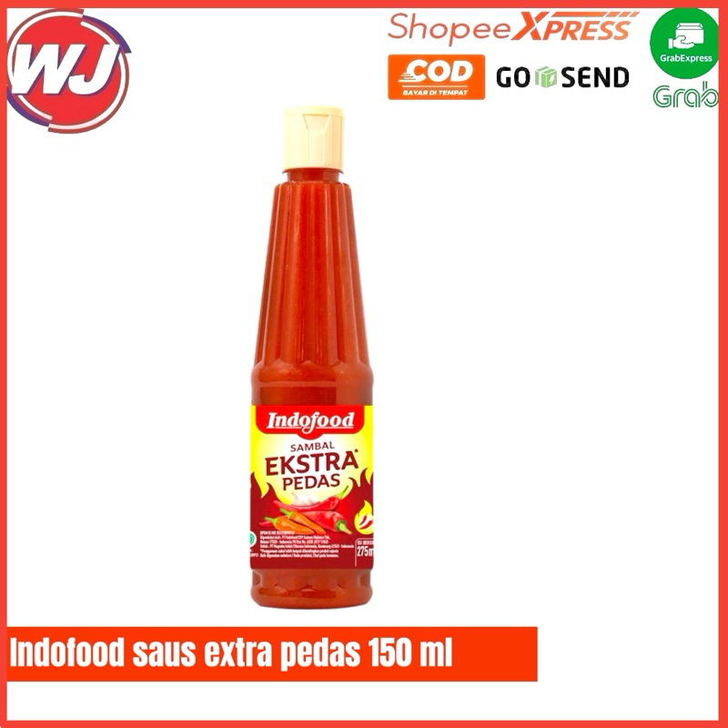 Jual INDOFOOD SAUS EXTRA PEDAS 140 ml | Shopee Indonesia