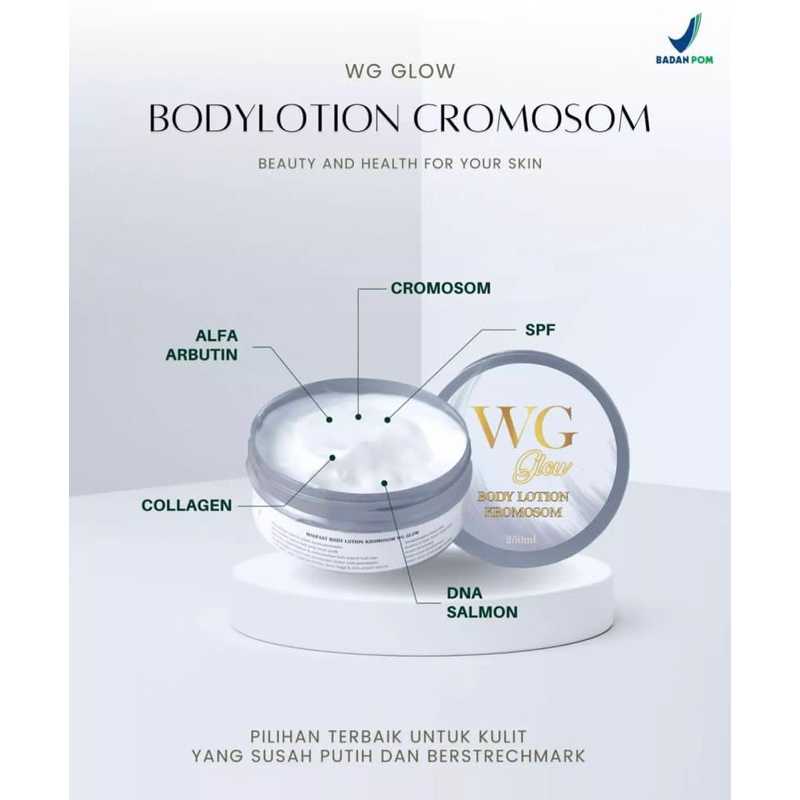 Jual Handbody wg glow Cromosom by wawan gold 100% ORI pemutih kulit ...