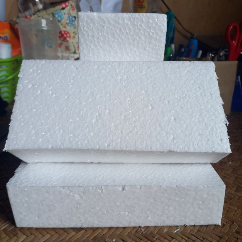 Jual Gabus Buket Sterefoam styrofoam bunga putih foam flowers | Shopee ...