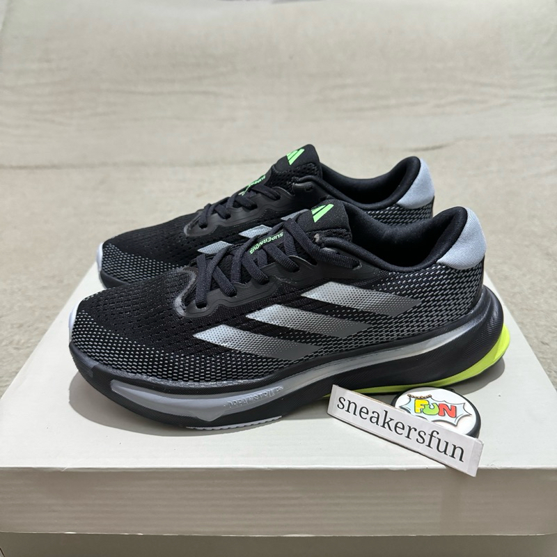 Jual ADIDAS SUPERNOVA RISE BLACK GREY PREMIUM ORIGINAL | Shopee Indonesia
