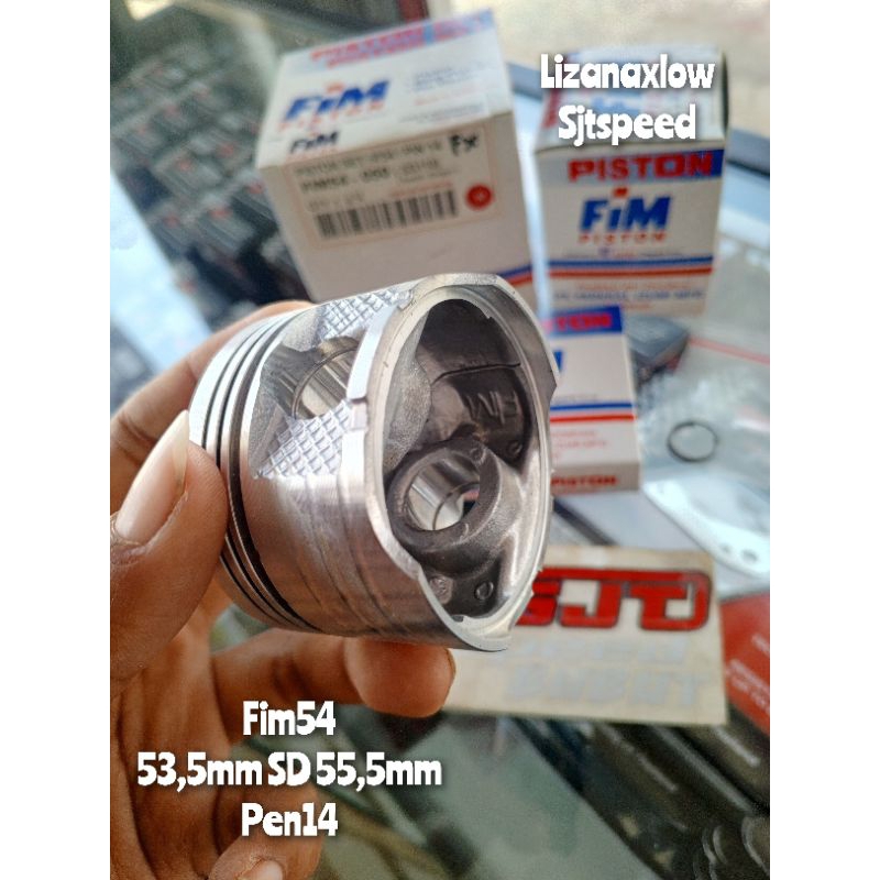 Jual piston fim smash Shogun fim54 std 50 100 150 175 200 53,5mm 54mm ...