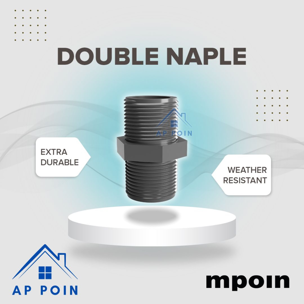 Jual Double Napel 1"/ Double Drat 1" Inch | Shopee Indonesia