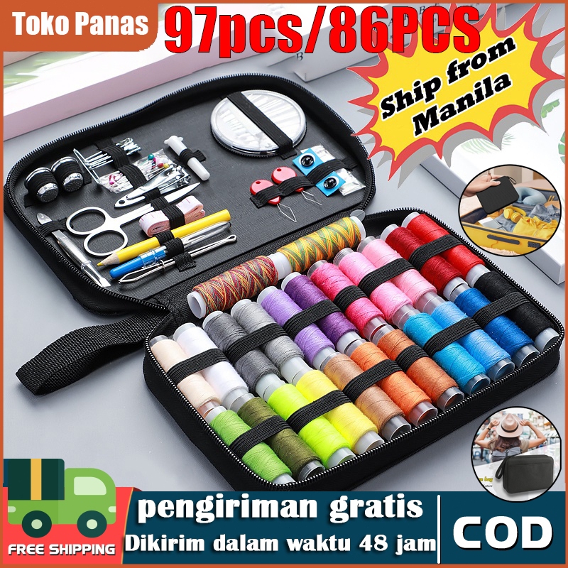 Jual Set Alat Jahit 97/86Pcs Jumbo Set Sewing Kits Set Alat Jahit With ...