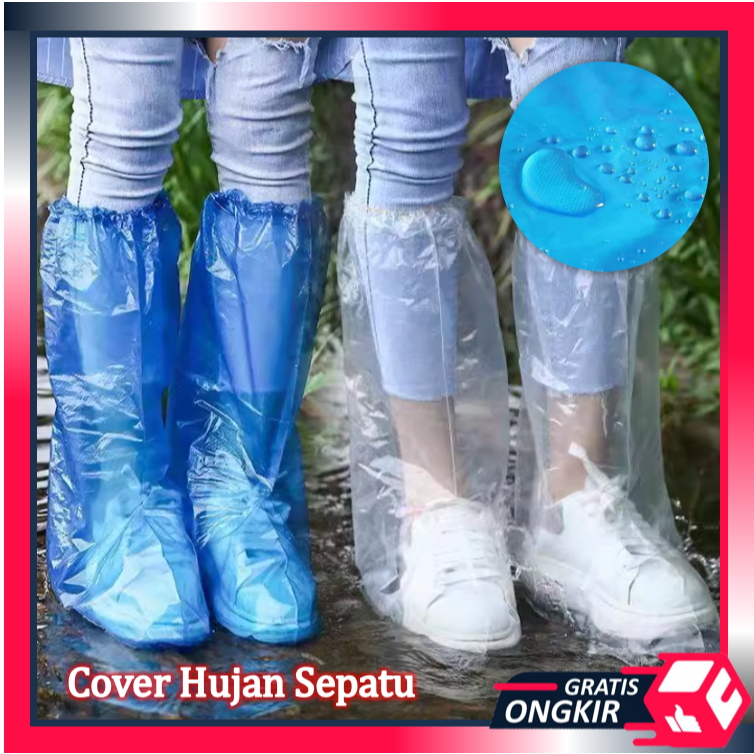 Jual Gratis Ongkir - 6207 Cover Sepatu Anti Air Hujan Waterproof ...