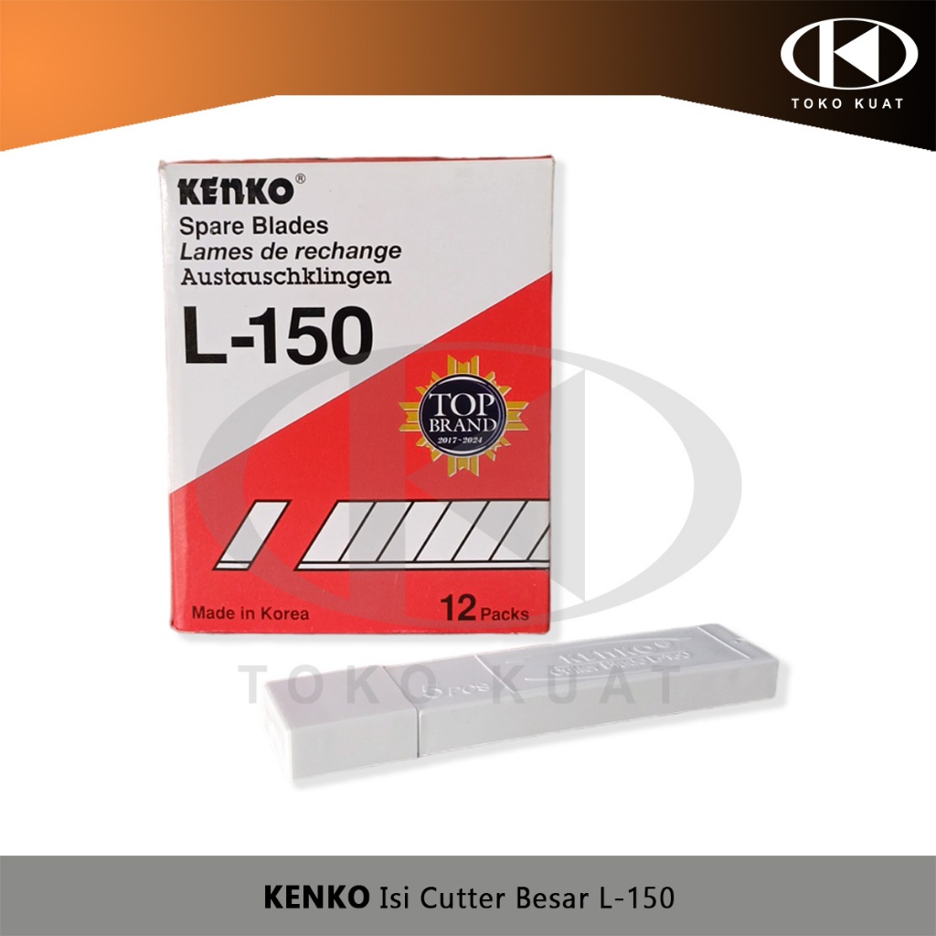 Jual Isi Cutter Besar KENKO L-150 Isian Kater Cocok Cutter L-500 Isi ...