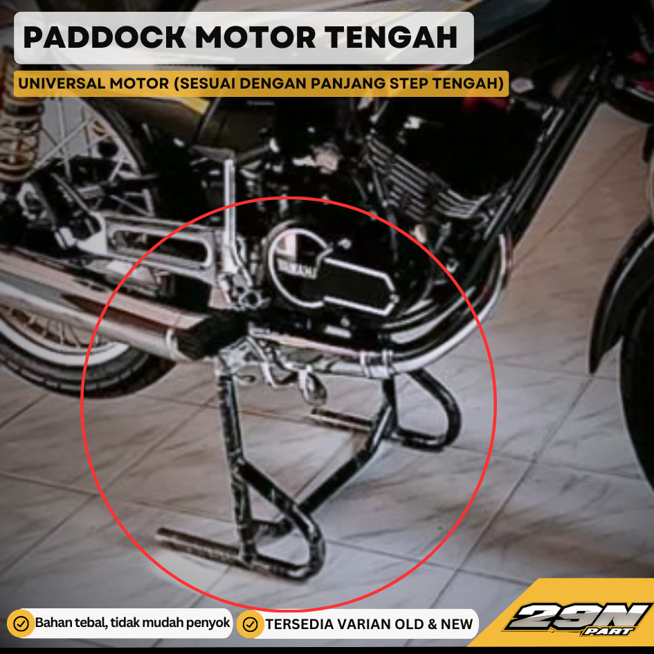 Jual Paddock pedok tengah motor universal RX KING RXK RXKING| bahan ...