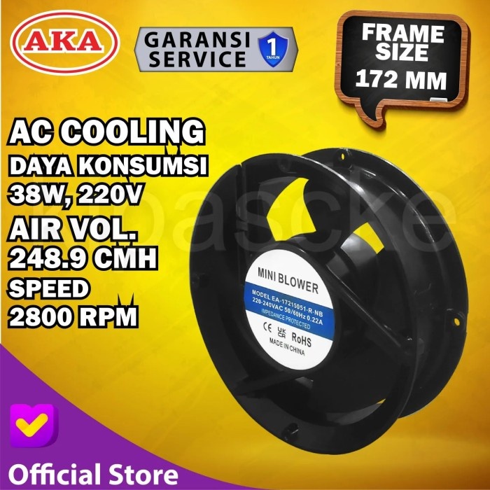 Jual AKA Axial Fan Kipas Cooling Fan Panel 6 Inch Bulat 17 CM AKA AC ... Jual AKA Axial Fan Kipas Cooling Fan Panel 6 Inch Bulat 17 CM AKA AC ...