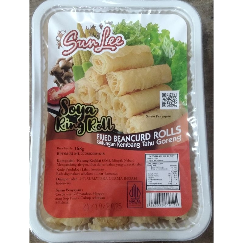 Jual GULUGAN KEMBANG TAHU GORENG/FRIED BEANCURD ROLLS(SUNLEE SOYA RING ...