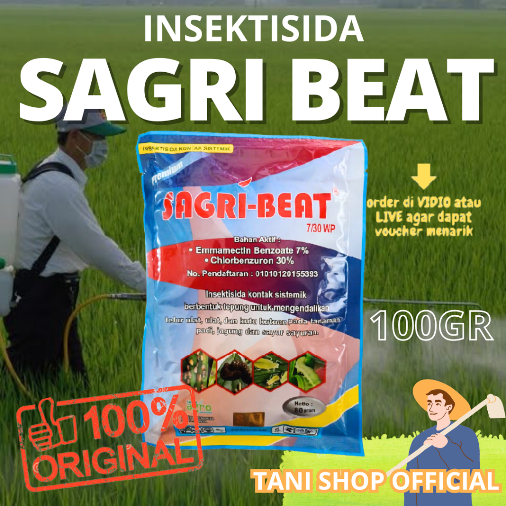 Jual insektisida sagri beat 100gr asli original garansi uang kembali ...
