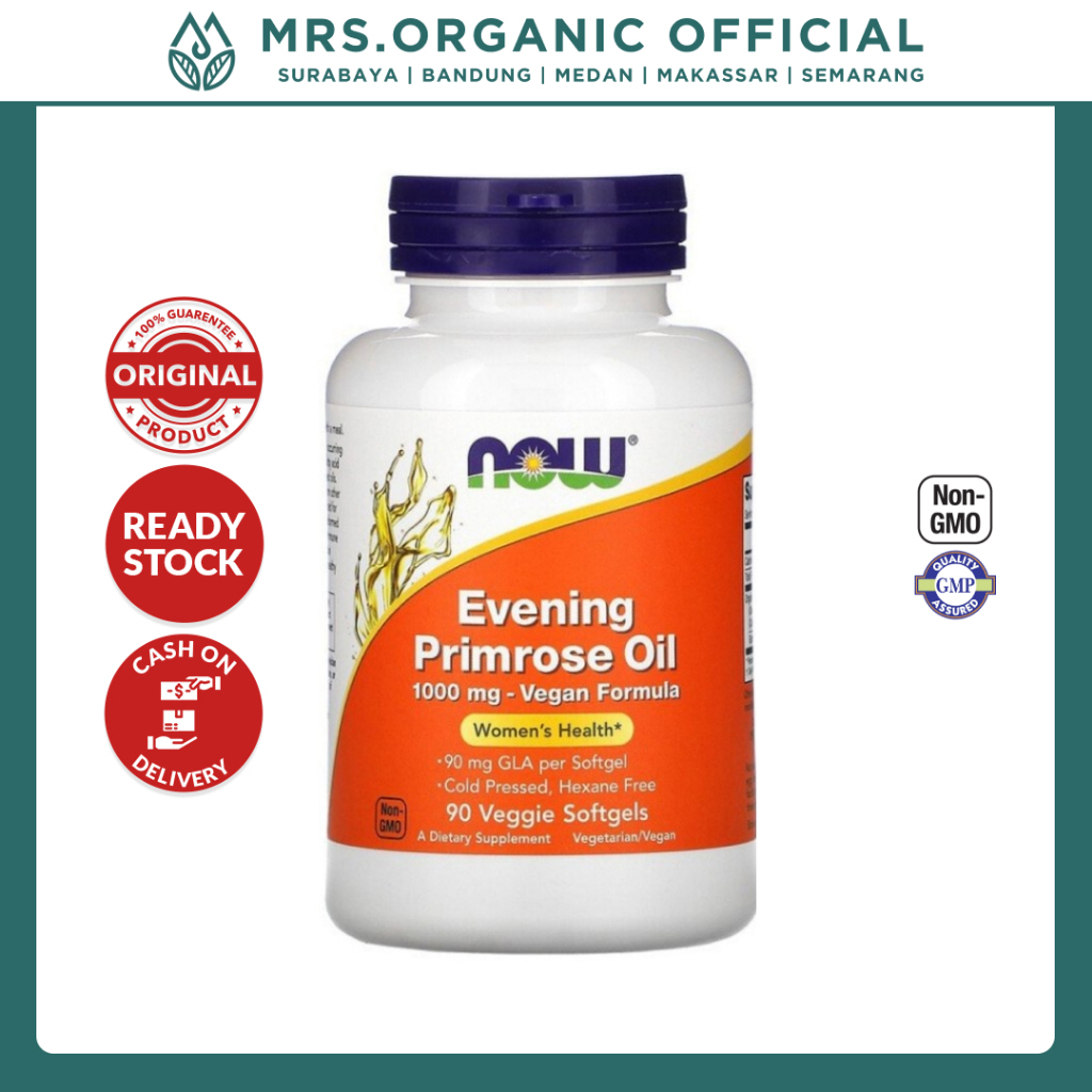 Jual Suplemen Vitamin Wanita Minyak Evening Primrose Oil 1000mg 90 ...
