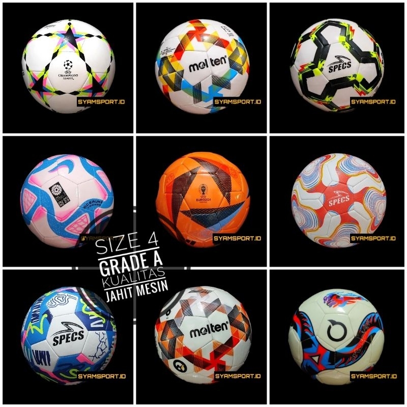 Jual Bola Sepak Anak Size 4 Grade A Standar FIFA Kualitas PIU Jahit ...
