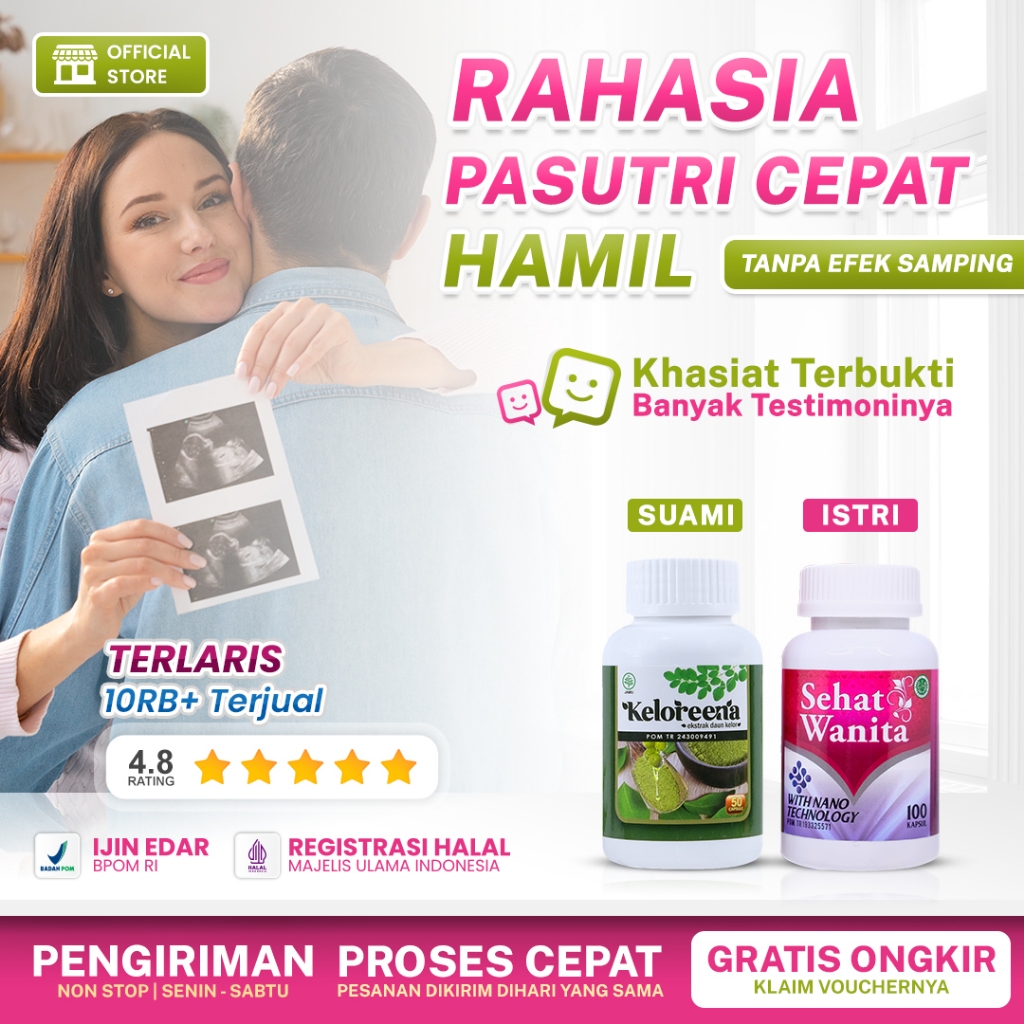 Jual Promil Program Hamil Peningkat Kesuburan Suami Istri Obat Promil Kesuburan Pria Wanita ...