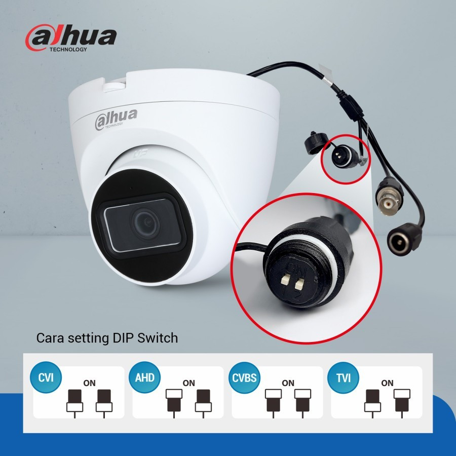 Jual HAC Camera CCTV 2 MP HDW1240TRQP-A-DIP | Shopee Indonesia