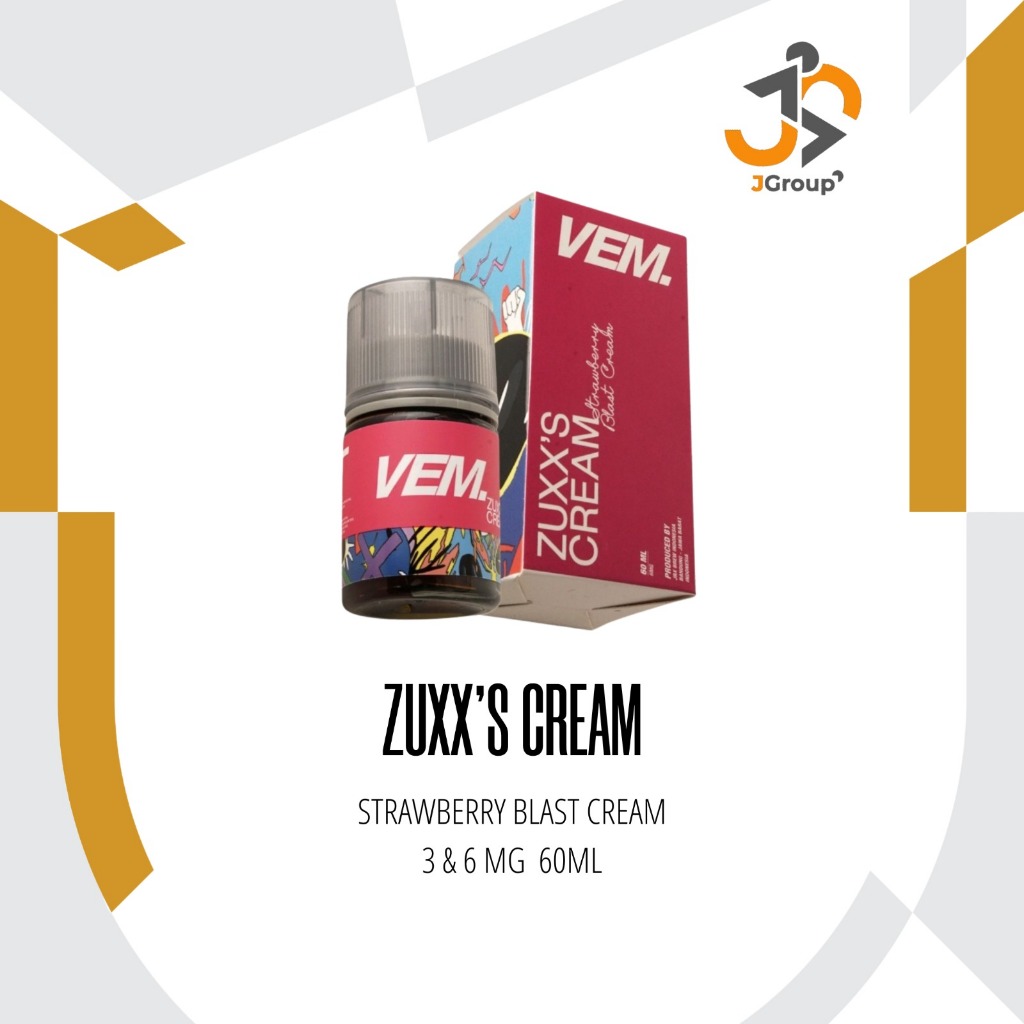 Jual ZUXX'S CREAM STRAWBERRY BLAST 60ML BY BTR ZUXXY X VEM JUICE E ...