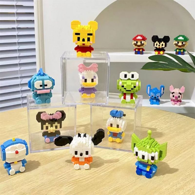 Jual Bricks Karakter Mainan Menyusun Nano Blok Permainan Anak Edukatif ...