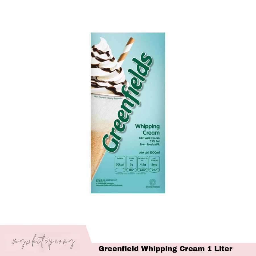Jual Greenfields Whipping Cream 1 Liter | Shopee Indonesia