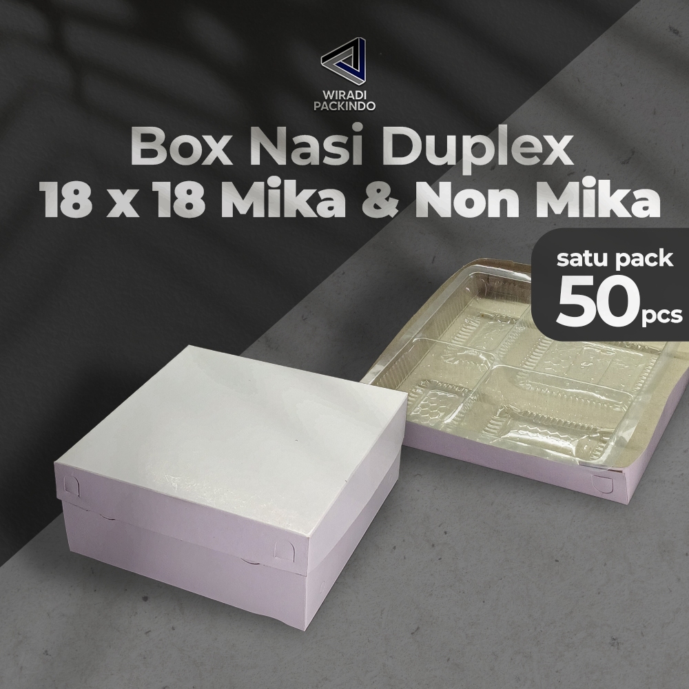 Jual DUS BOX KATERING - DUS BOX NASI DUPLEX - DUS BOX ACARA SIZE 18 X ...