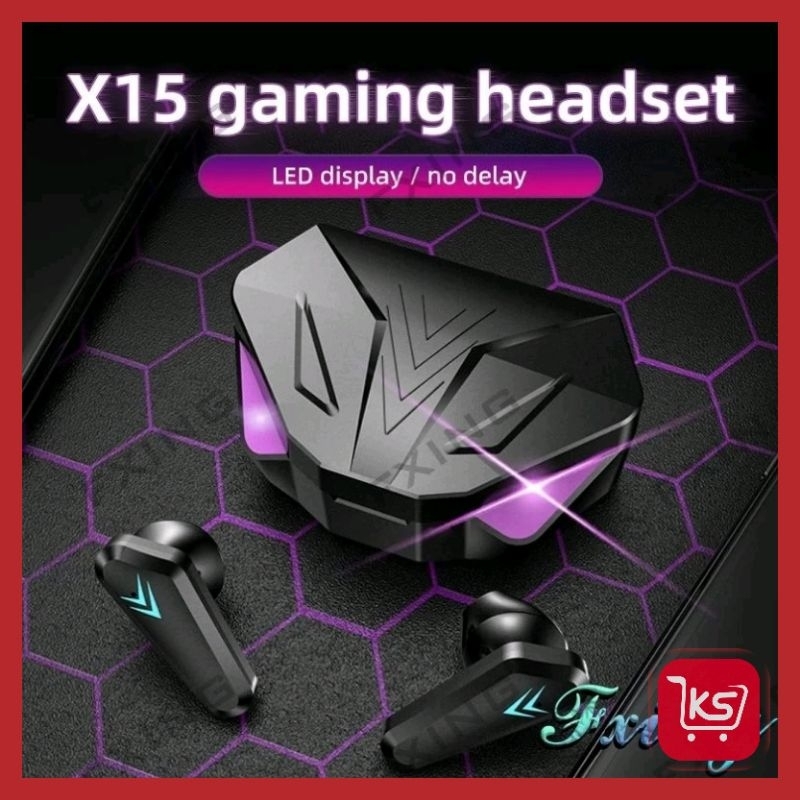 Jual HEADSET BT TWS X15 GAMING HEADSET BLUETOOTH | Shopee Indonesia