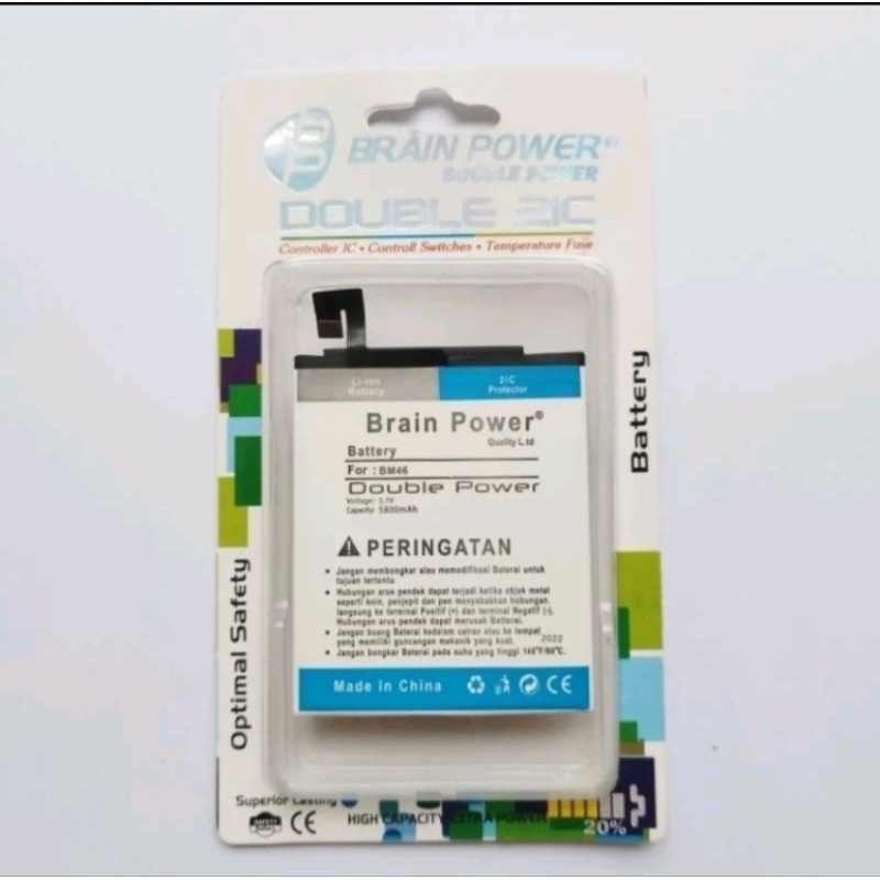 Jual BATERAI BATRE BATTERY XIAOMI REDMI NOTE 3 3PRO BM46 BM 46 DOUBLE ...