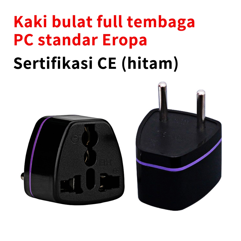 Jual Epic Finds Conversion Plug Colokan Kaki bulat full tembaga PC ...