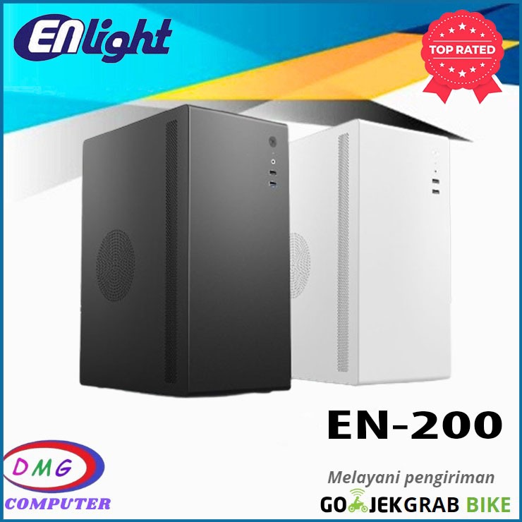 Jual CASING ENLIGHT EN-200 Mini ATX PSU 300W By Enlight | Shopee Indonesia
