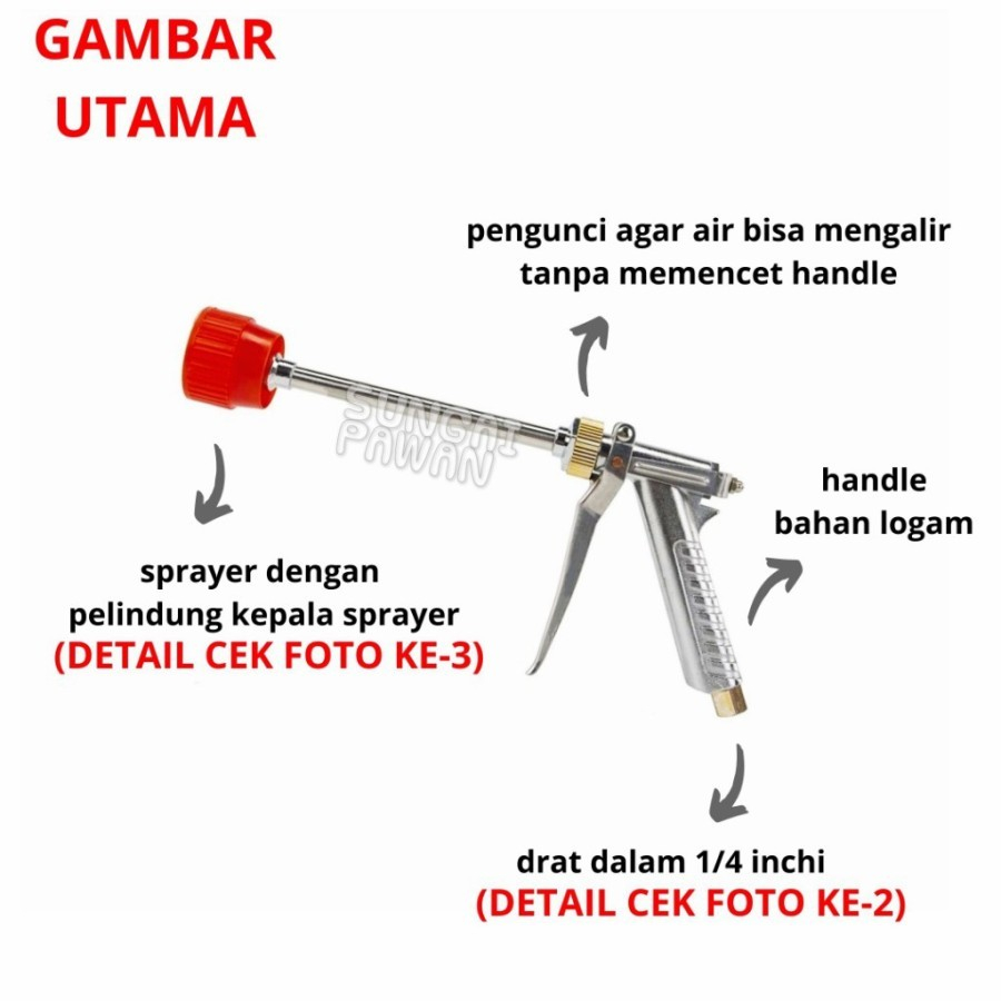 Jual Stick stik power sprayer sanchin semprotan steam cuci mobil motor ...