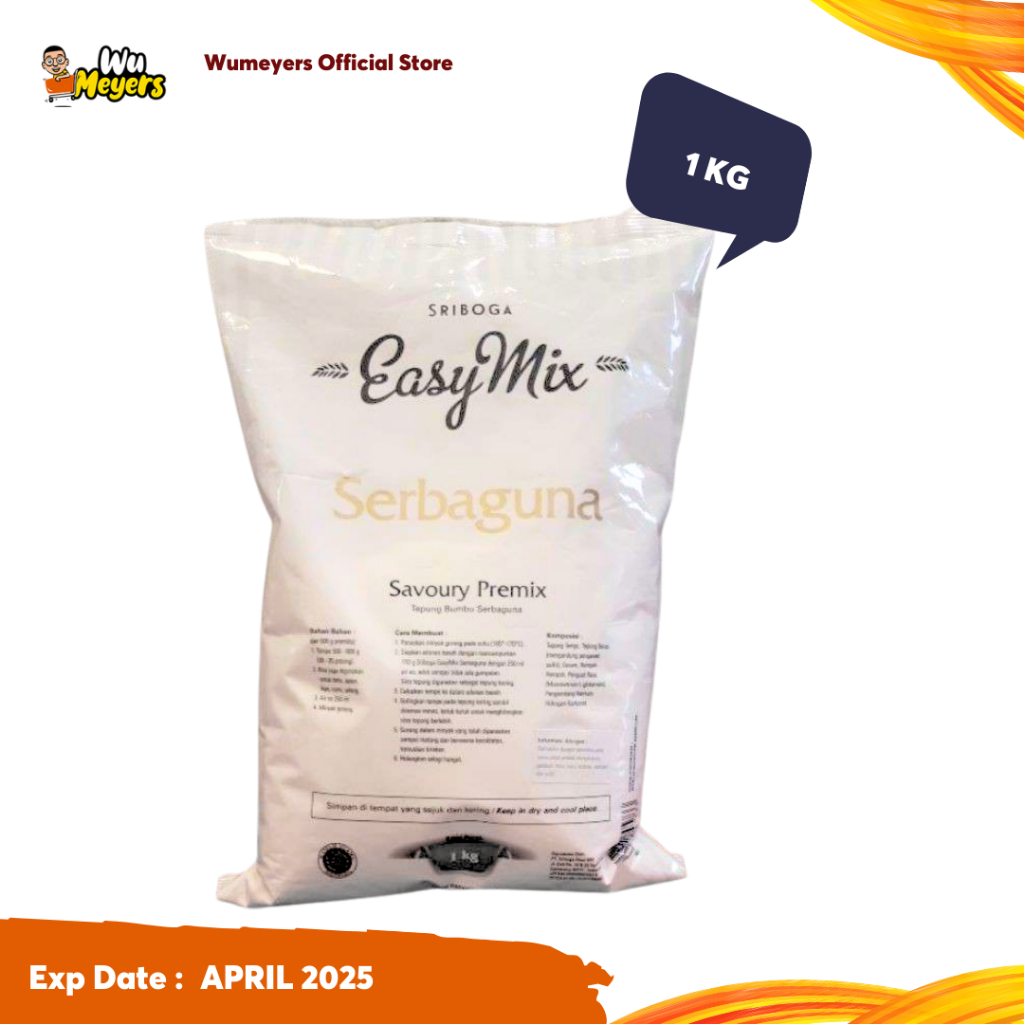 Jual Tepung Easymix Serbaguna 1kg Sriboga | Shopee Indonesia