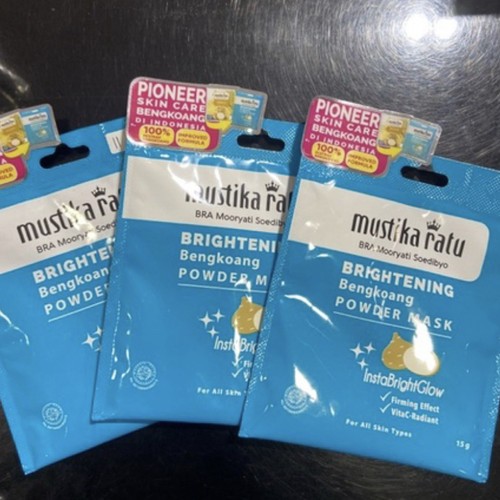 Jual MUSTIKA RATU BRIGHTENING BENGKOANG POWDER MASK 15gr | Shopee Indonesia