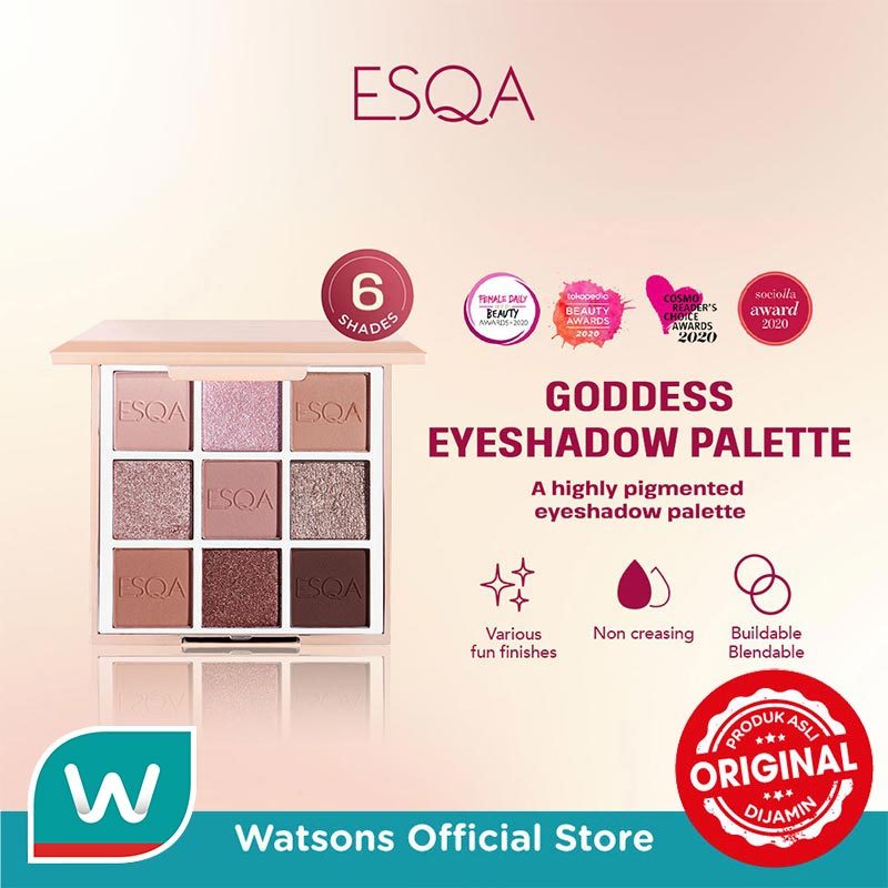 Jual Esqa Eye Shadow Palete Mauve Goddess | Shopee Indonesia
