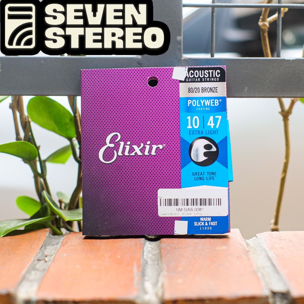 Jual Elixir 11000 Polyweb 10-47 Guitar Acoustic String - Senar Elixir ...