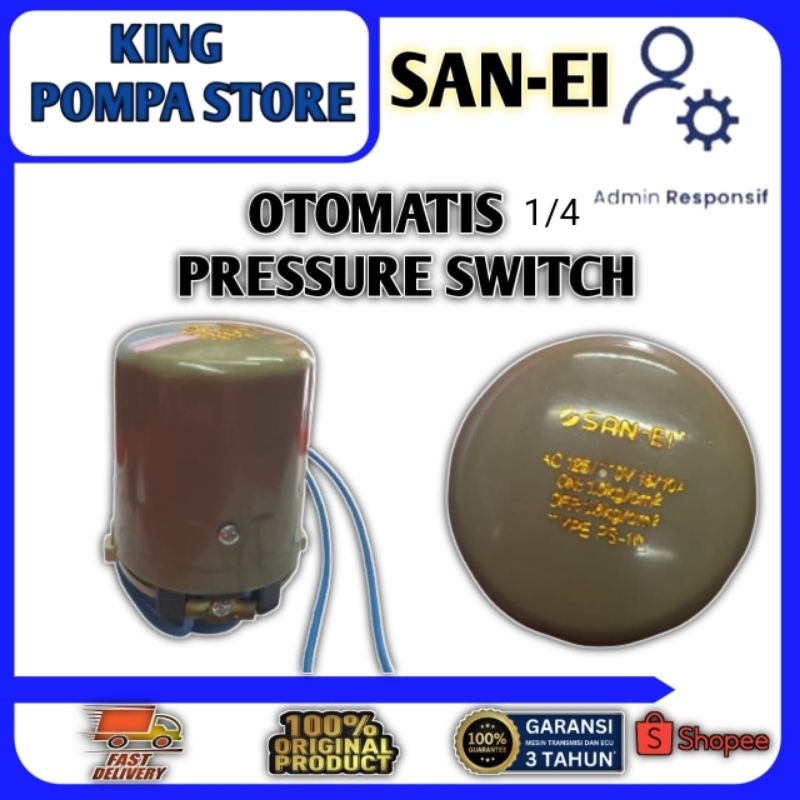 Jual OTOMATIS PRESSURE SWITCH UKURAN 1/4 ATAU OTOMATIS POMPA PENDORONG ...