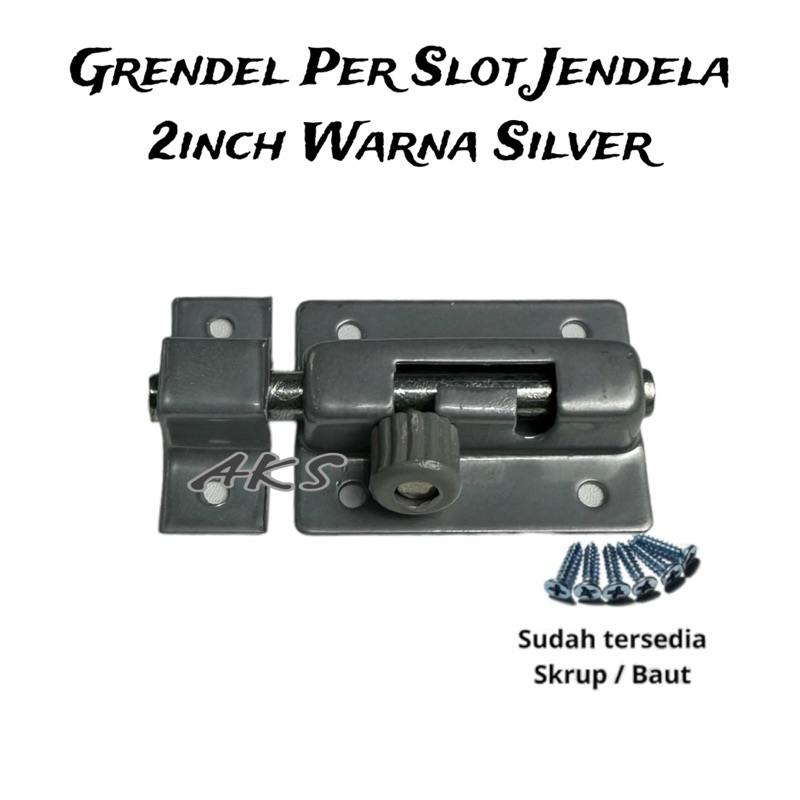 Jual grendel per slot jendela kunci jendela ukuran 2inch murah ...