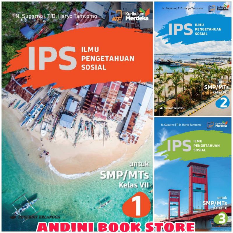 Jual BUKU IPS KELAS 7 8 9 SMP/MTs ERLANGGA KURIKULUM MERDEKA | Shopee ...