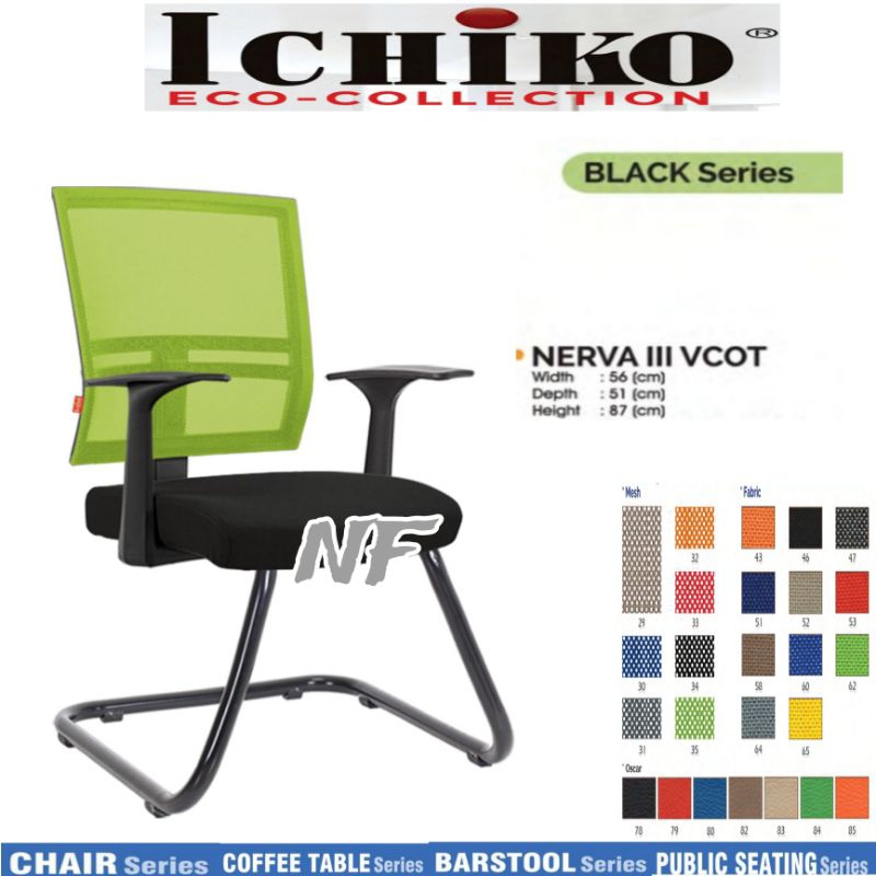 Jual KURSI KANTOR MEETING ICHIKO ECO NERVA III VCOT / VCR KURSI HADAP ...