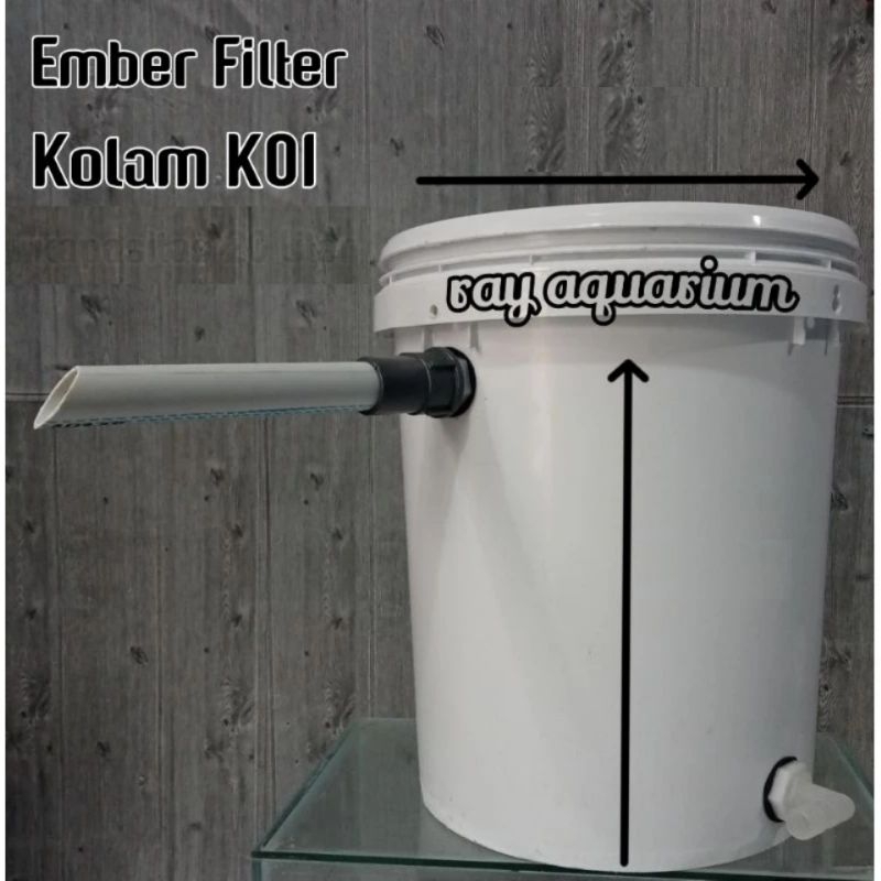 Jual Ember Filter Kolam KOI Kolam Ikan | Shopee Indonesia