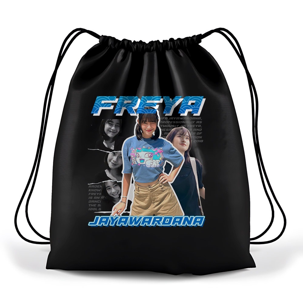 Jual Tas Serut Freya JKT48 Raden Roro Freyanashifa Jayawardana Bahan ...