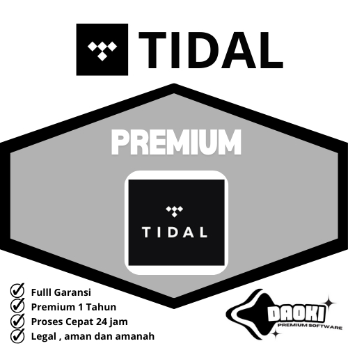 Jual Tidal Premium/Vip 1 Tahun Full Garansi Proses Cepat | Shopee Indonesia