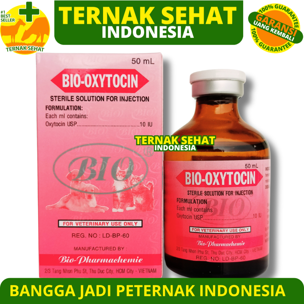 Jual BIO OXYTOCIN 50ml - Hormon Perangsang Kontraksi Uterus dan ...