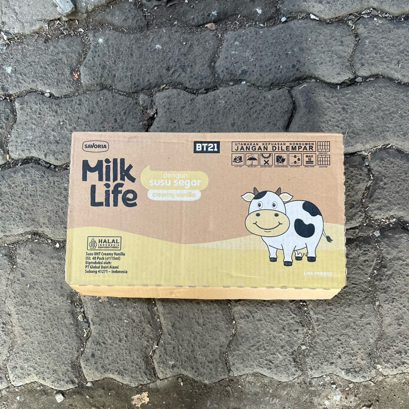 Jual Milk Life Susu UHT CREAMY VANILLA 1 Dus 115ml 115 ml Milklife Vanila | Shopee Indonesia