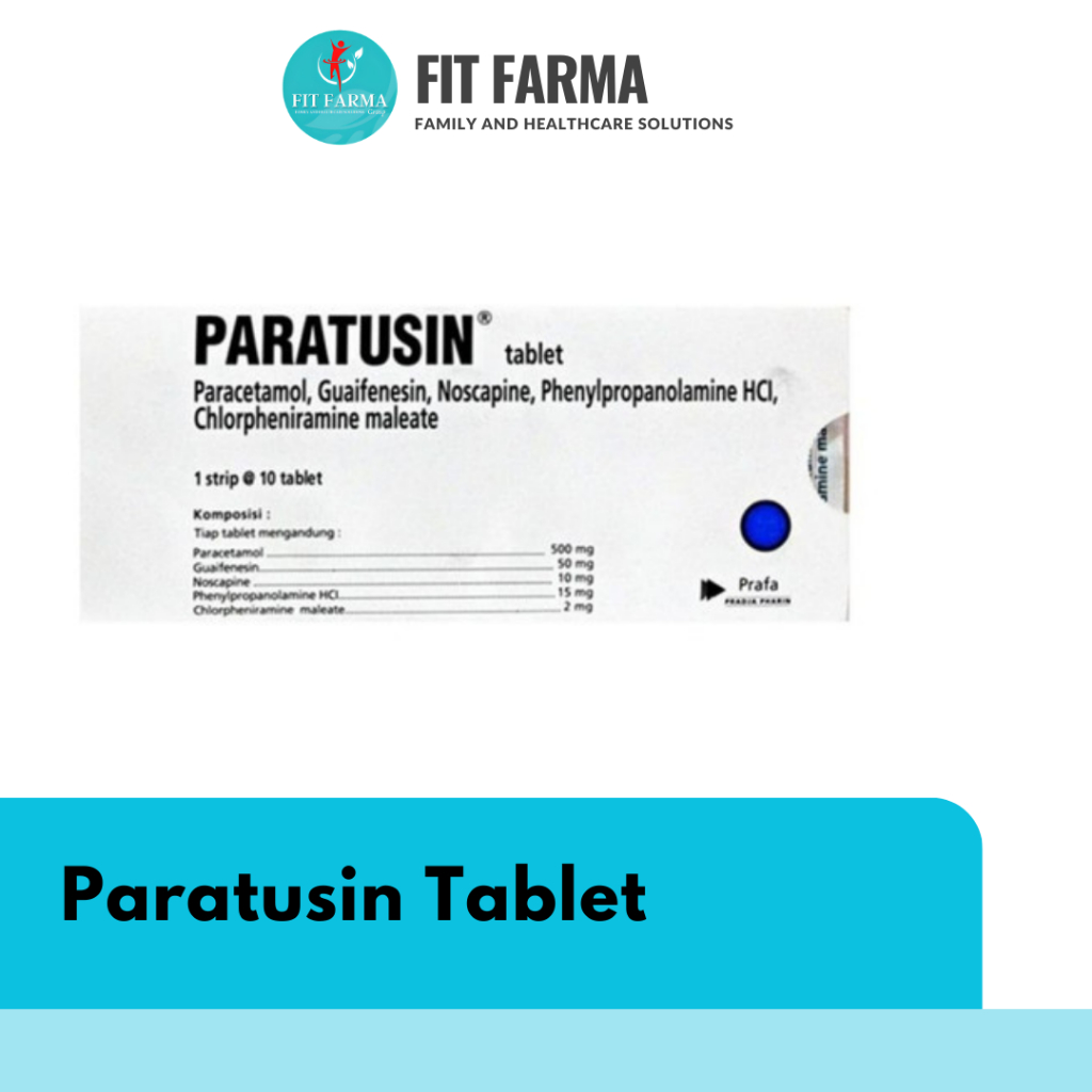 Jual Paratusin Tablet / Obat batuk, pilek dan demam | Shopee Indonesia