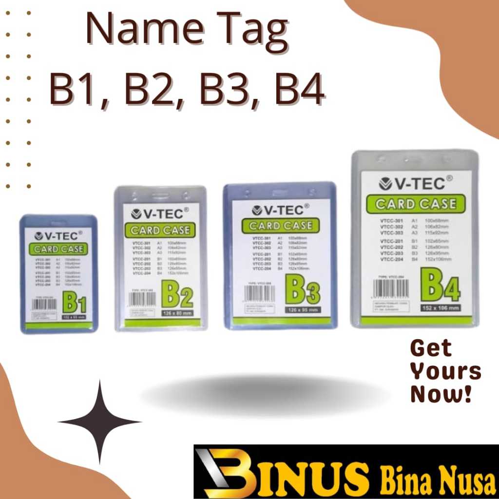Jual Id Card B1 B2 B3 B4 Name Tag B1 B2 B3 B4 | Shopee Indonesia